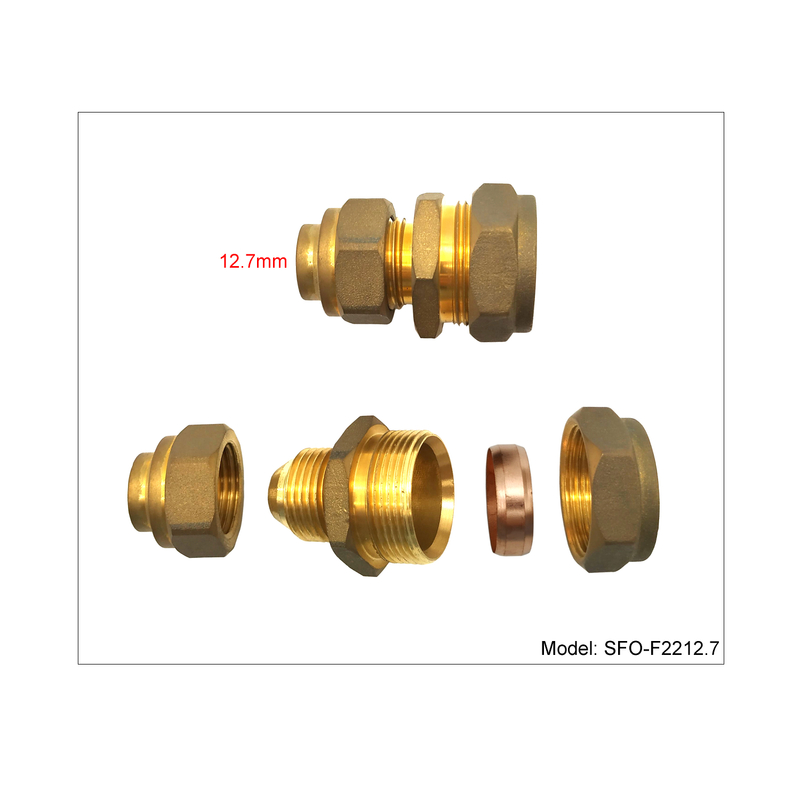 SFO-F Solar Collector Ferrule Fitting Connection - Buy DN22 Red Copper ...